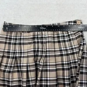 Hesperus | Skirts | Hesperus Mini Skirt Micro Plaid Pleated Medium Dark ...